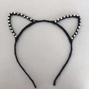 T&J Designs | Accessories | Adorable Cat Headband Black With ...